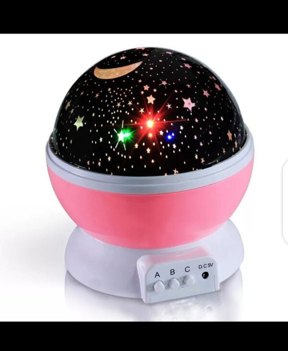 Novelty Led Rotating Star Projector Lighting Moon Starry Sky Children ...