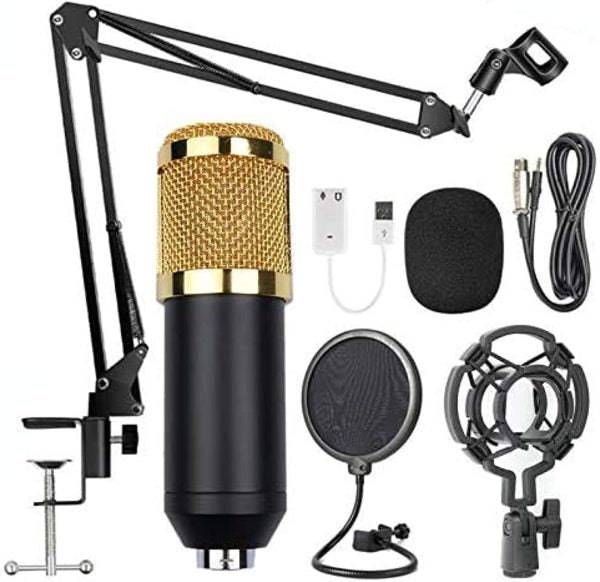 Professional Condenser Microphone – Podcast Mic Set Condenser Micropho ...